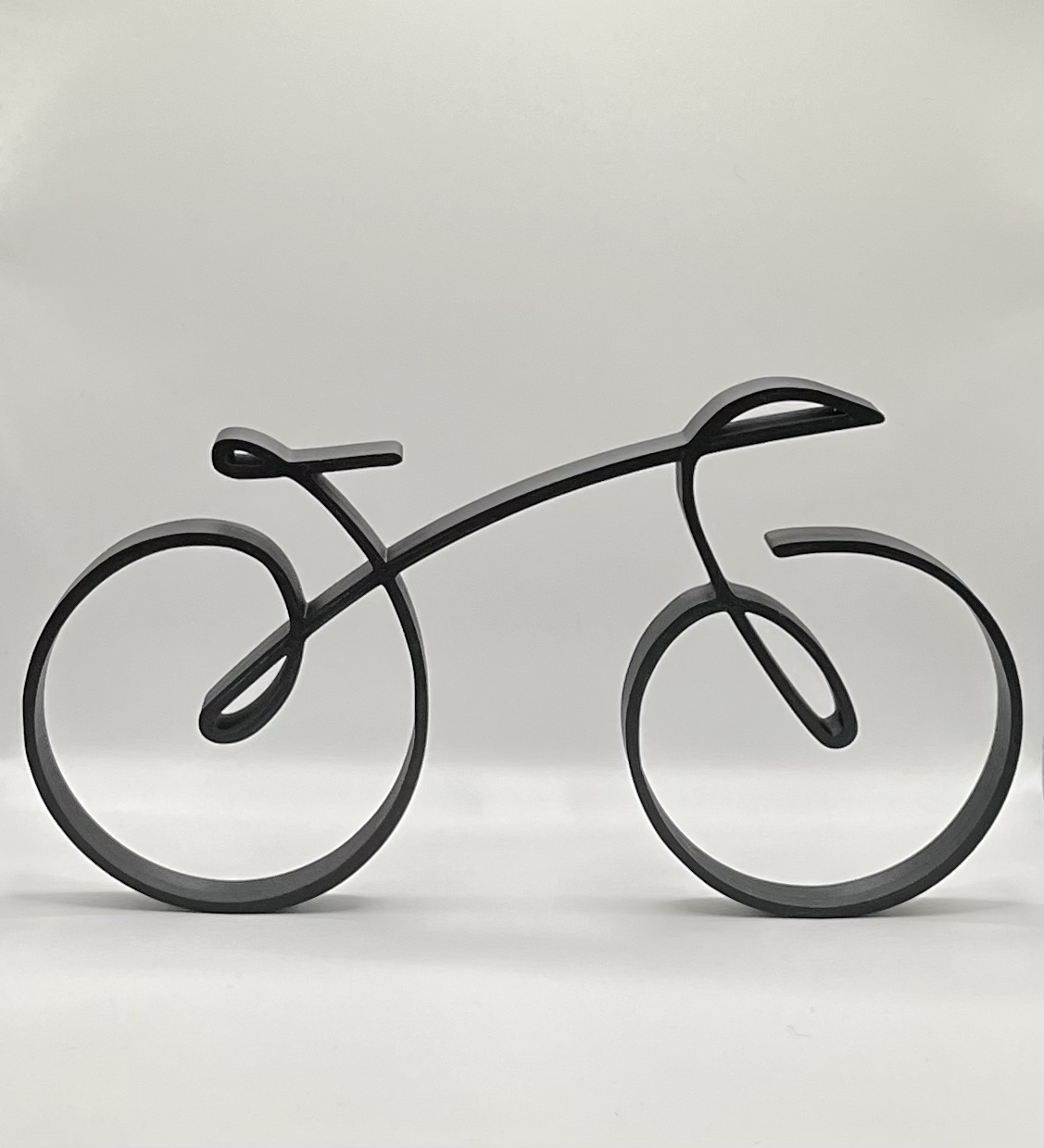 Minimalist Bicycle Sculpture – Elegant and Modern Bike Figurine for ...