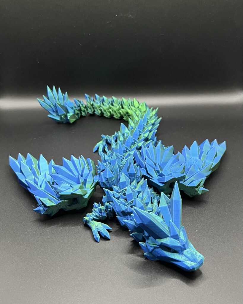 Crystal Wing Dragon – Stunning Articulated Decorative Toy for Fantasy ...