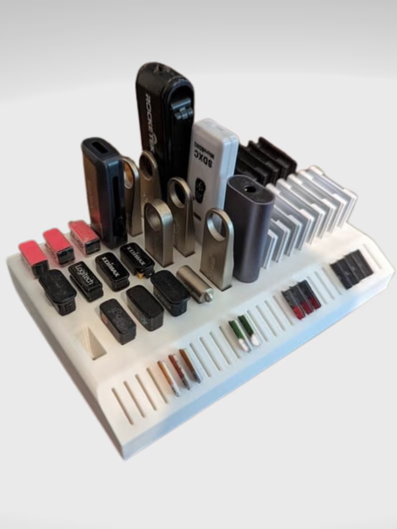 USB and SD Card Organizer – Compact Storage Solution for Media ...